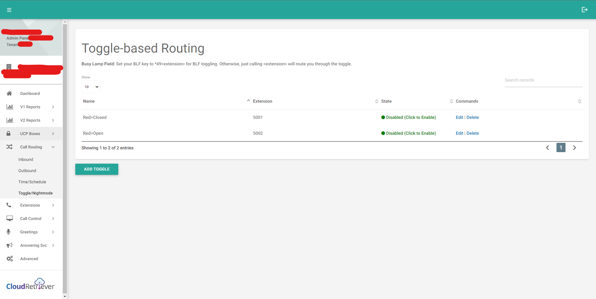 Enable/Disable Toggles via PBX – PetDesk Phones Help Center